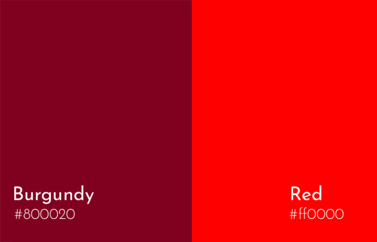 What Color Goes With Burgundy? Hex Codes + Names