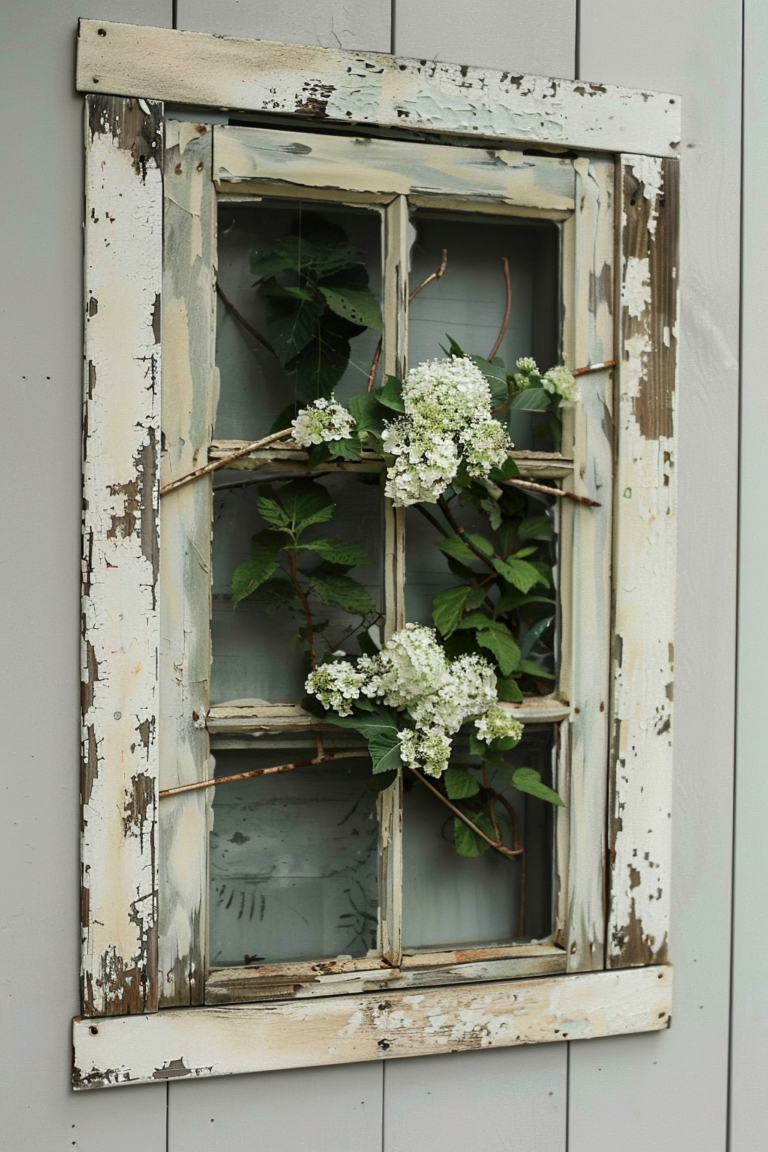 Upcycling Old Windows Into Home Decor - 123 Inspiration